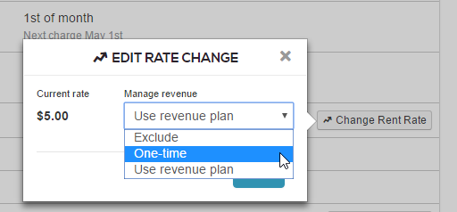 Changing Rent Rates – storEDGE