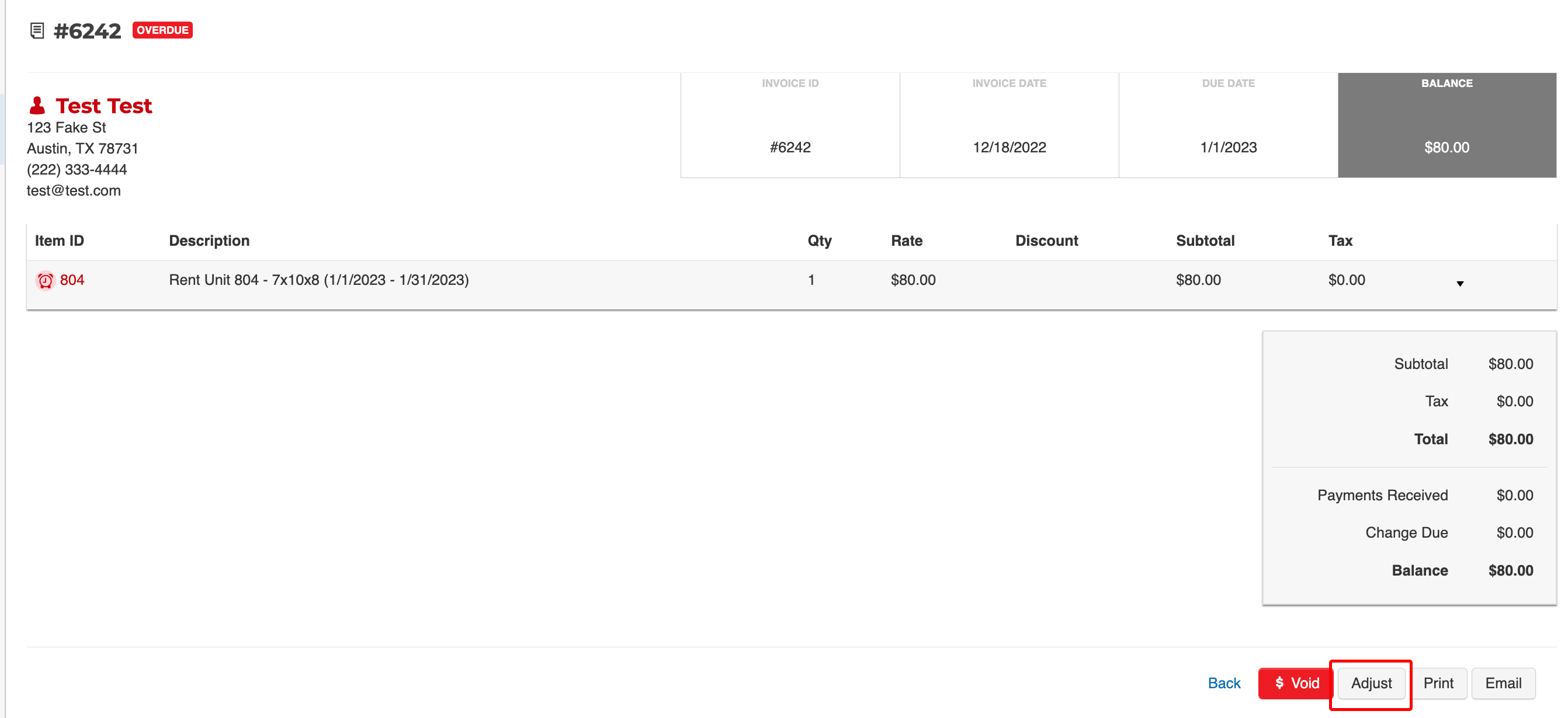 Tenant Profile – Storable EDGE Help Center