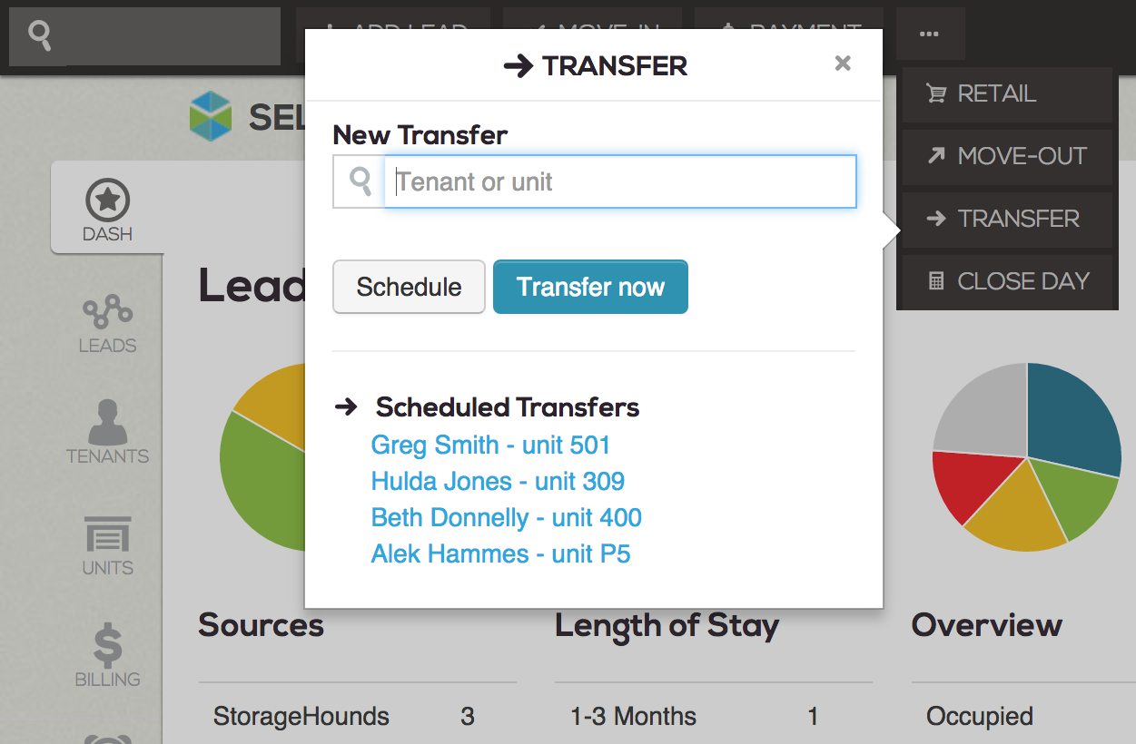 Unit Transfers – Storable EDGE Help Center