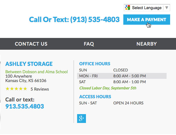 Rental Center™ - Customer View – storEDGE