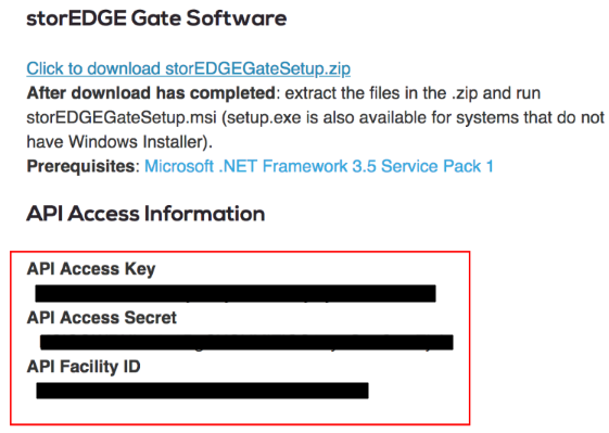 Gate Integration – storEDGE