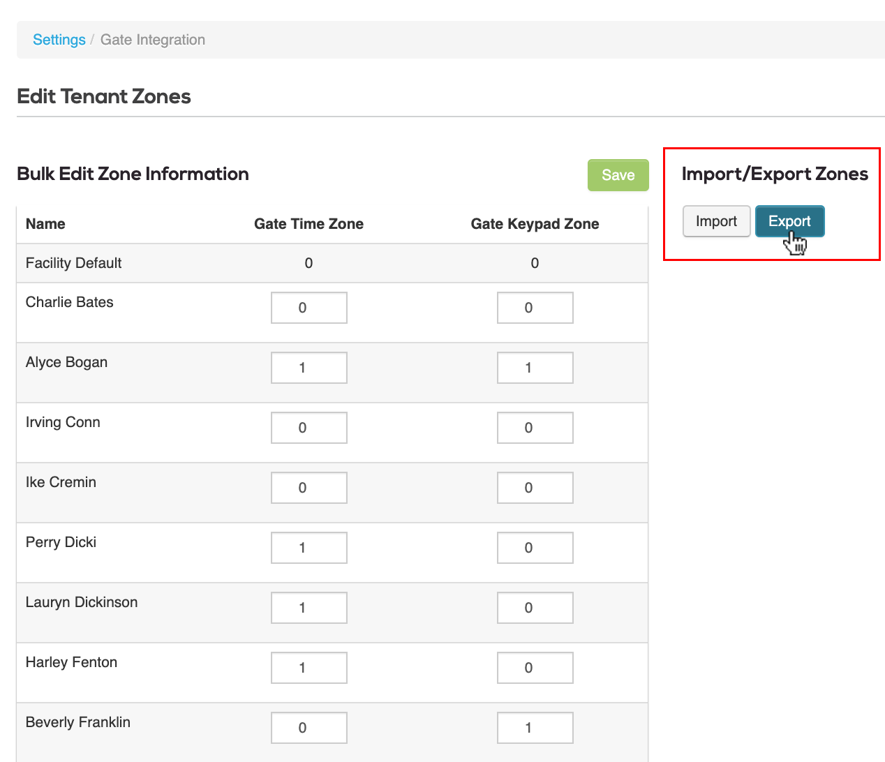 Gate Integration – storEDGE