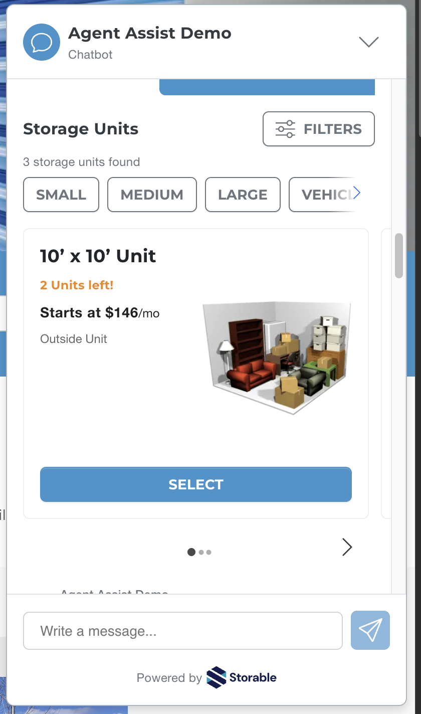Agent Assist – Storable EDGE Help Center