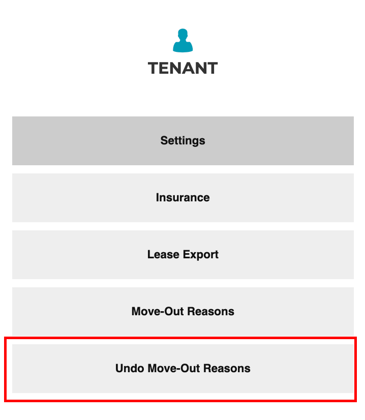 Move-out, lead close, and undo move-out reasons – Storable EDGE Help Center