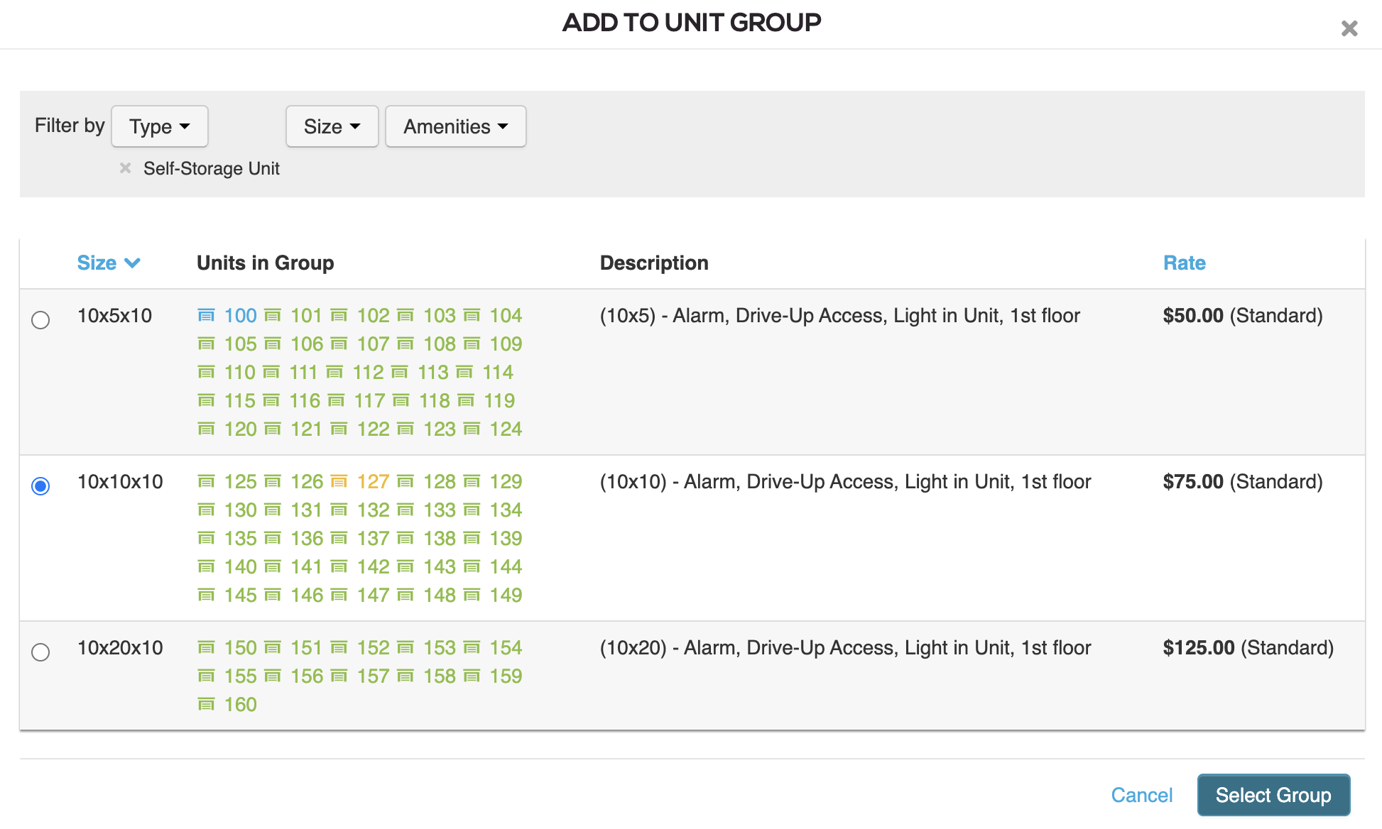 Unit Settings – Storable EDGE Help Center